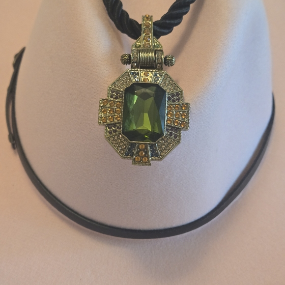 Heidi Daus | Jewelry | Vintage Nwot Heidi Daus Black Velvet Choker ...